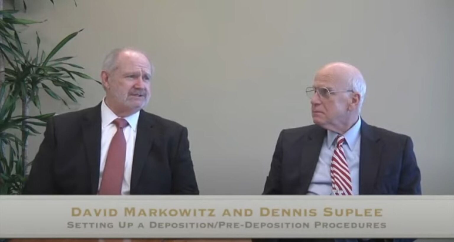 Taking and Defending Depositions, P1V3: Setting up a Deposition – ACTL