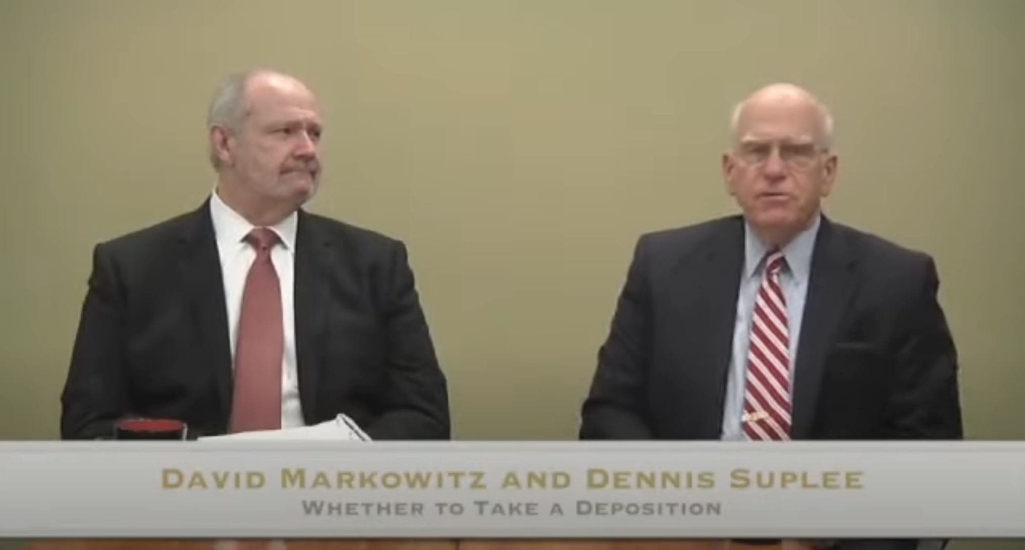 Taking and Defending Depositions, P1V4: Whether to Take a Deposition – ACTL