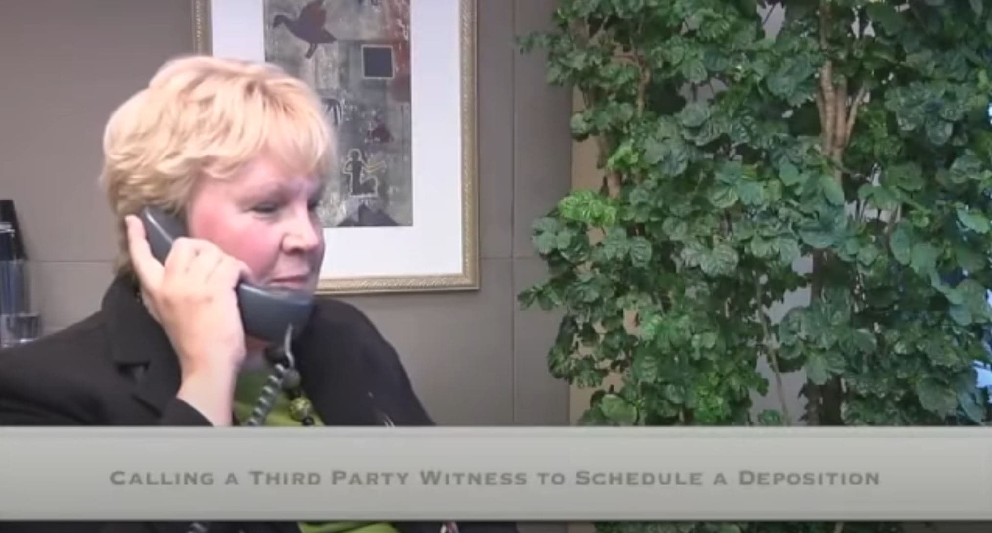 Taking and Defending Depositions, P2V1: Calling a Third Party Witness ...